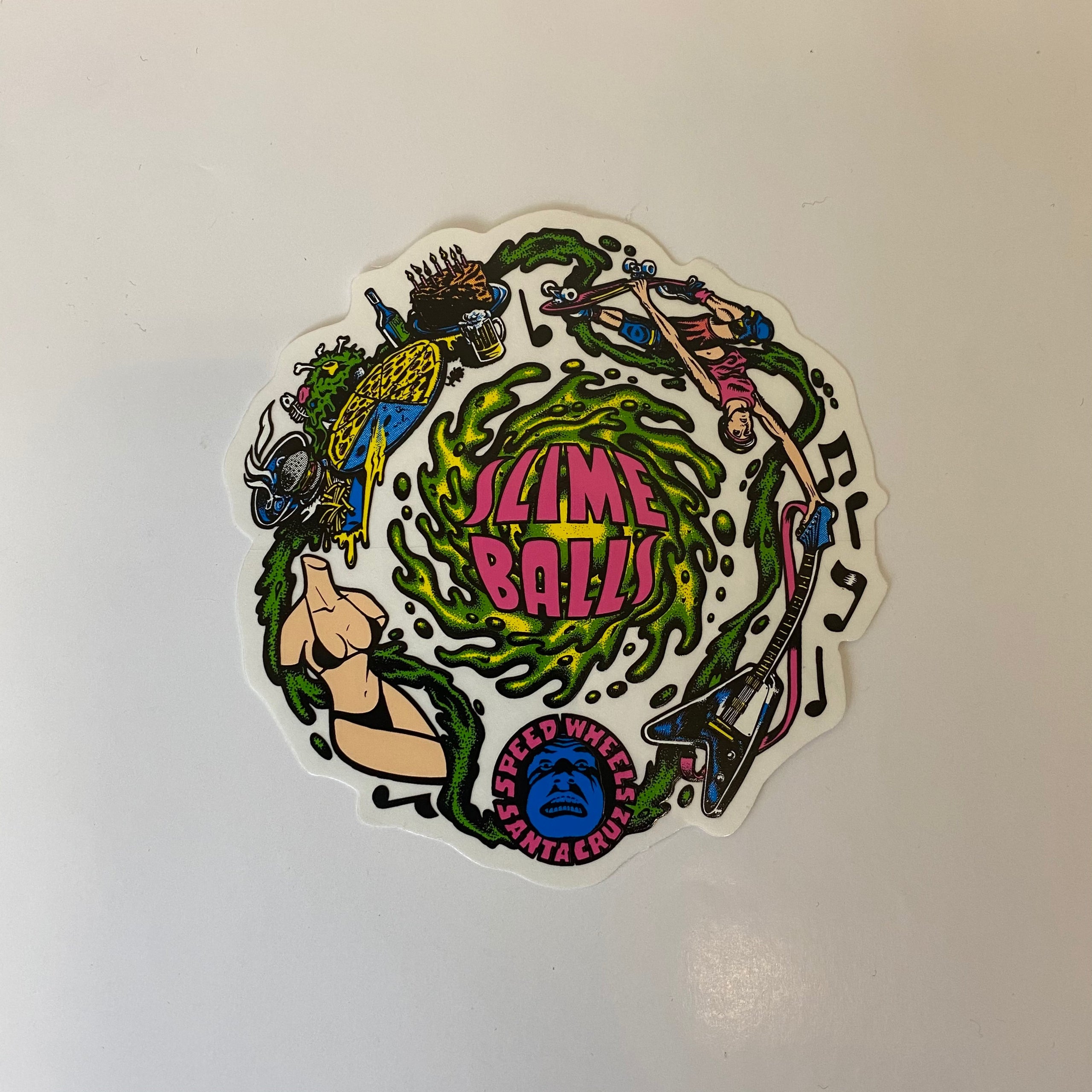 Sticker - Slimeballs 4” | Havoc Skate Shop